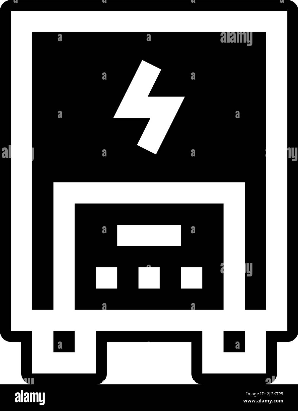 Electric boiler icon simple Black and White Stock Photos & Images - Alamy