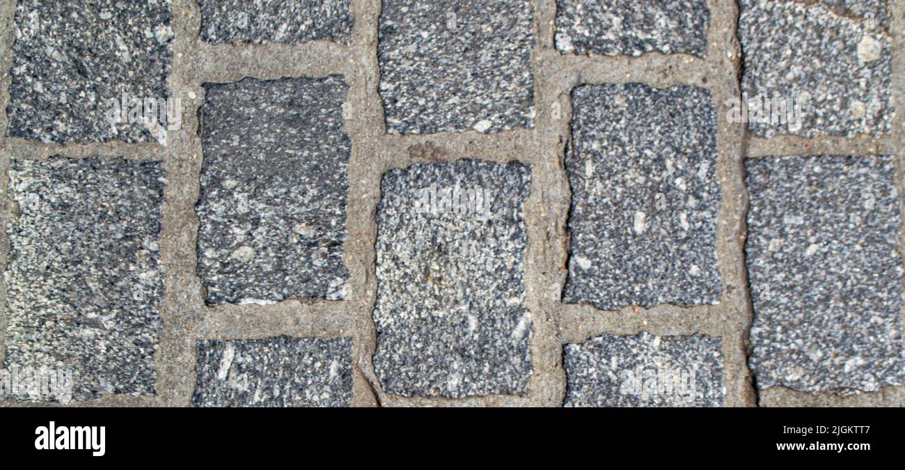 An old wall piled of gray stone blocks Stock Photo - Alamy