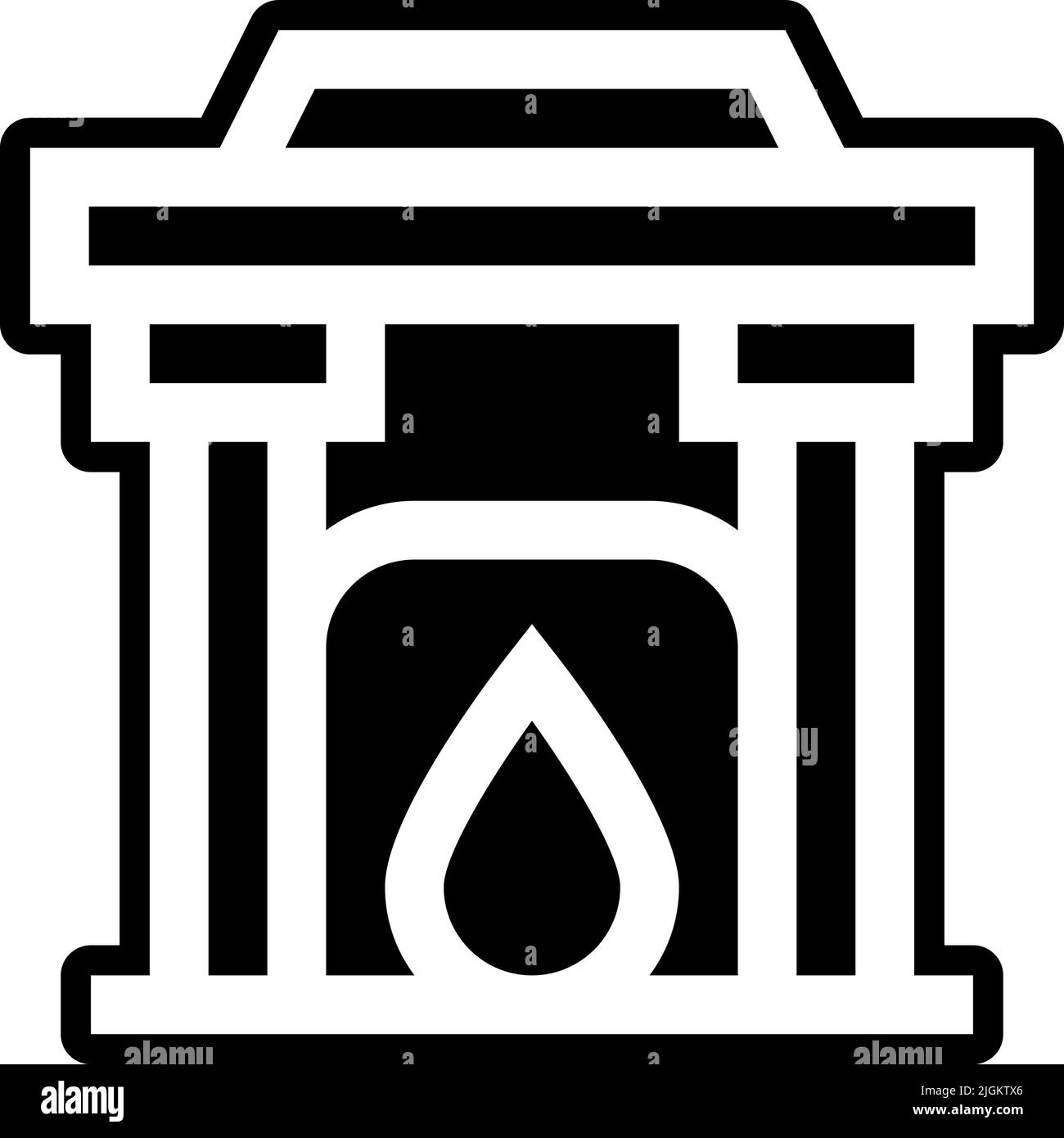 Warm fire house Black and White Stock Photos & Images - Alamy