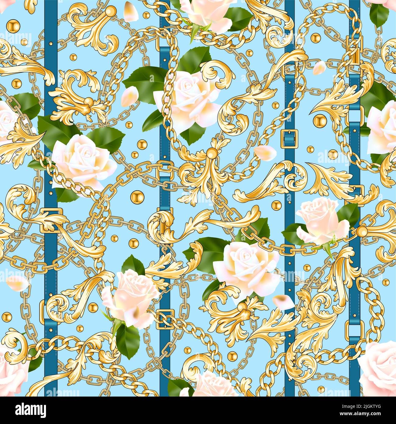 Chain roses Stock Vector Images - Alamy