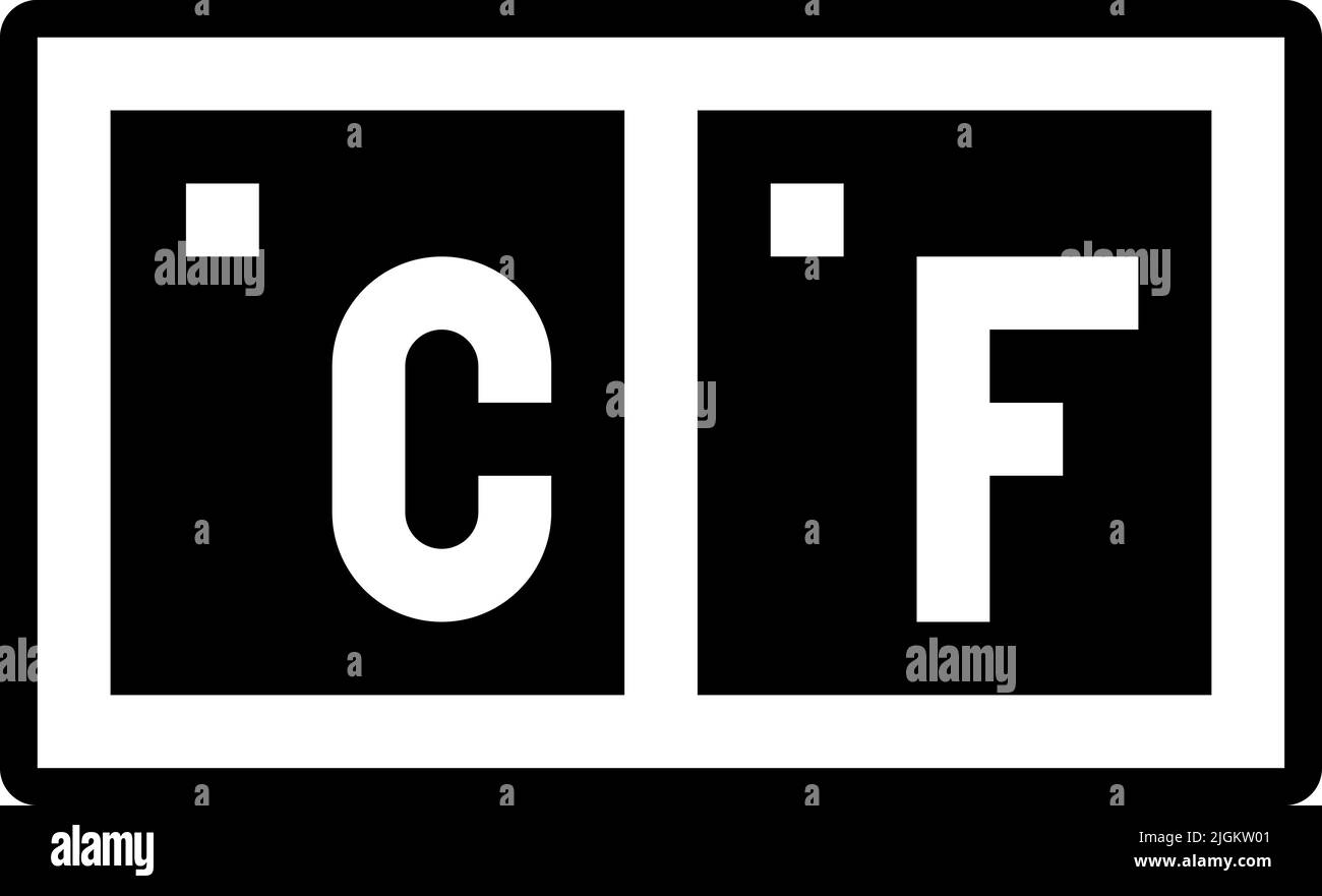 celsius icon Stock Vector Image & Art - Alamy