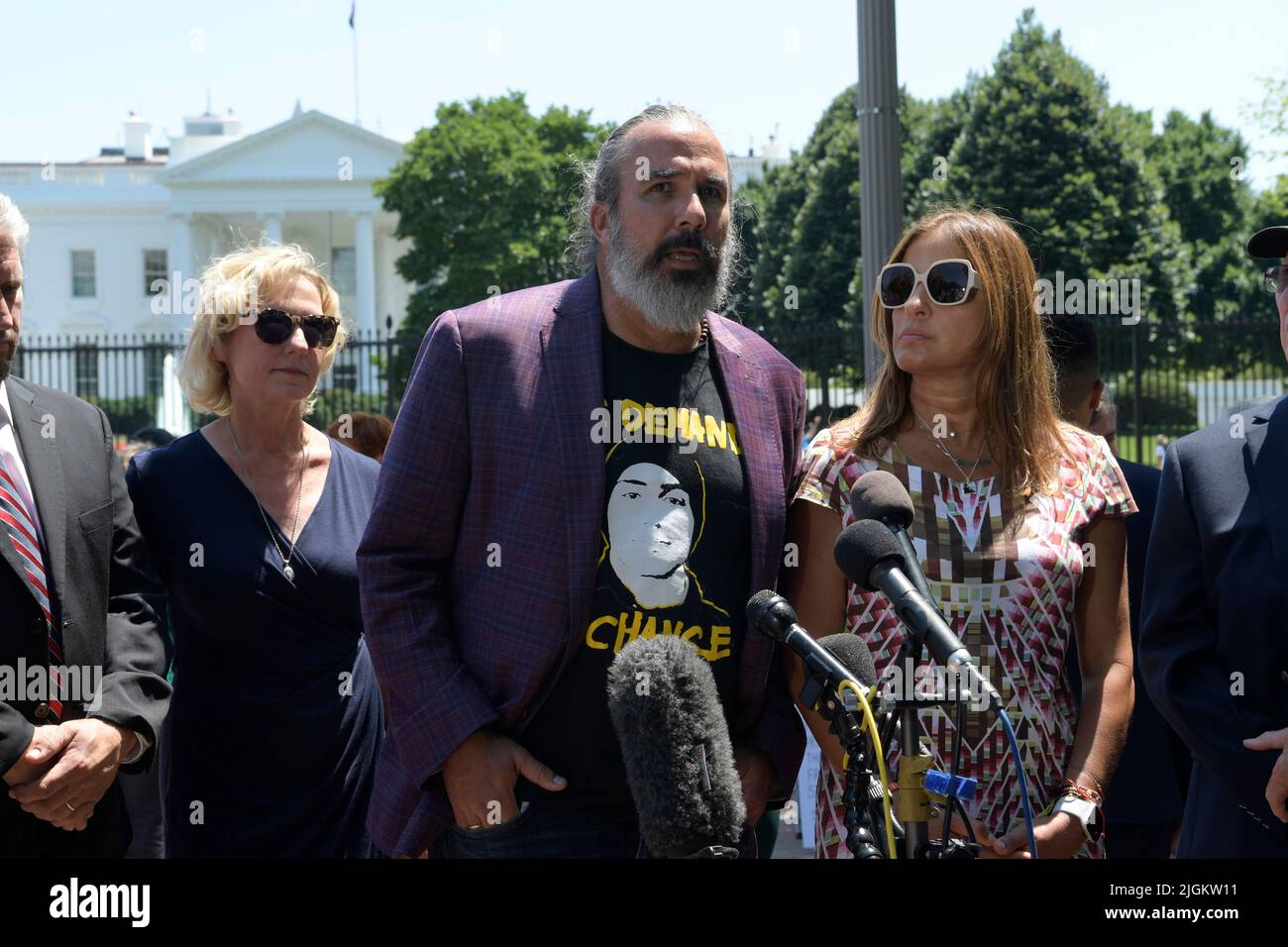 Washington, USA. 11th July, 2022. Manuel Oliver, father of Joaquin ...