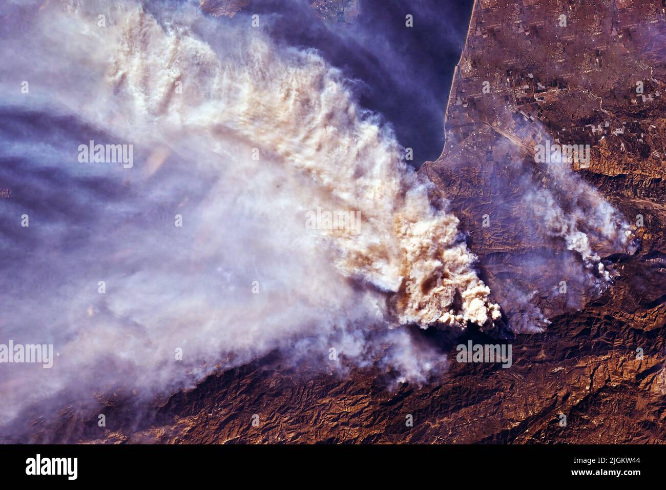 Fires, flattering fires from space. Elements of this image furnished by ...