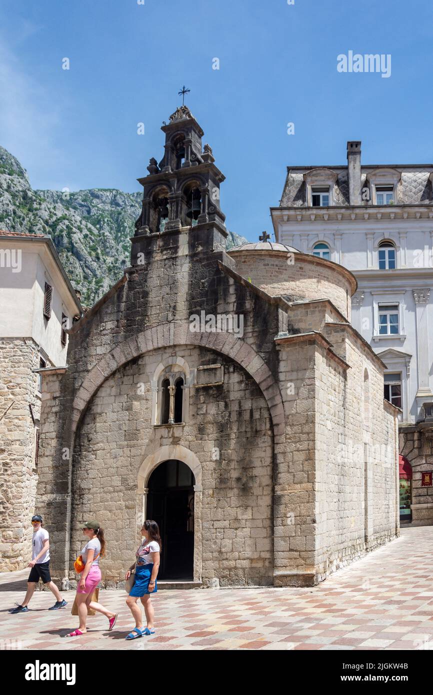 Church of St Luke, Trg Sv.Luke, Stari grad, Old Town, Kotor, Dalmatia ...