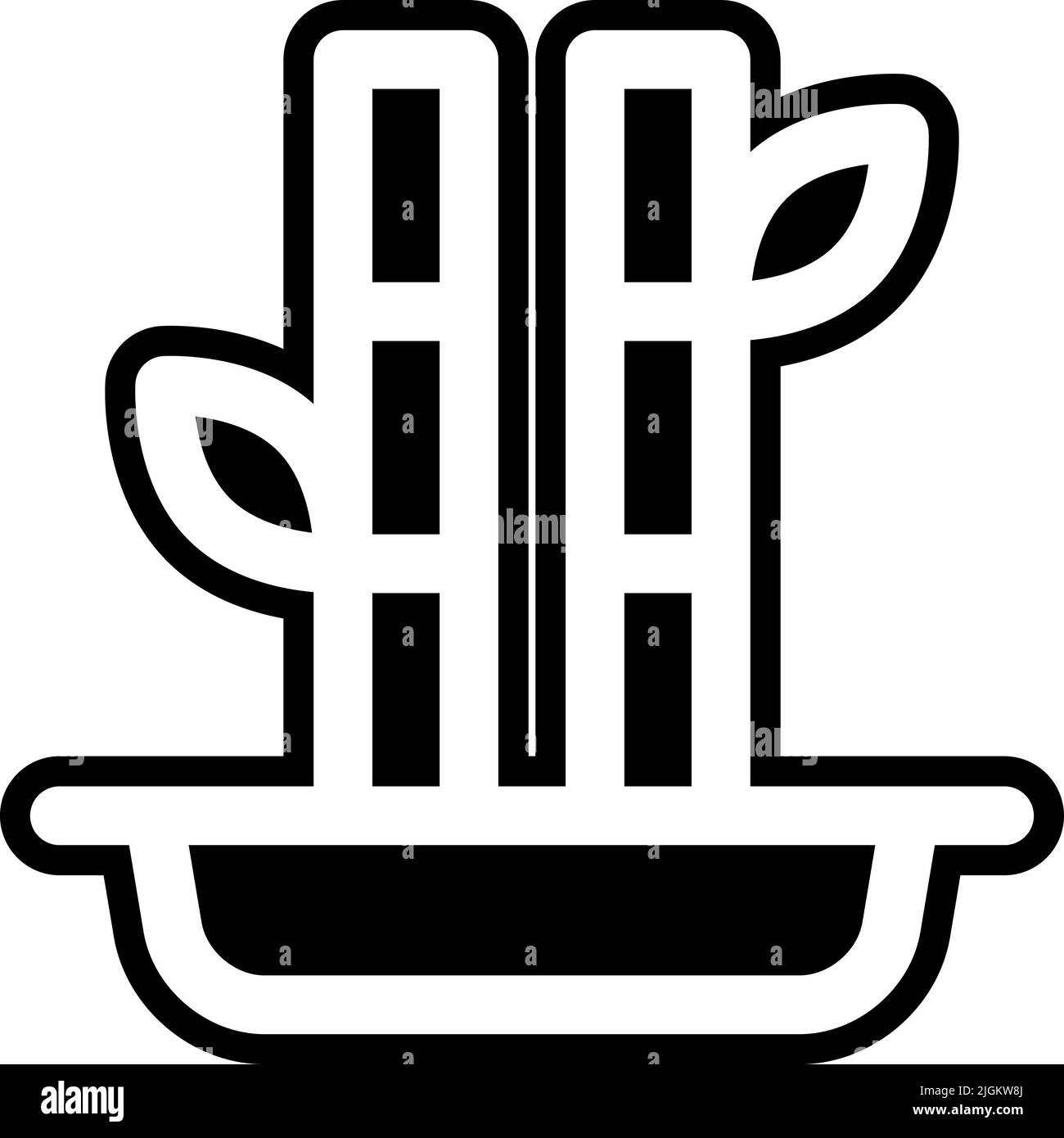 bamboo icon Stock Vector Image & Art - Alamy