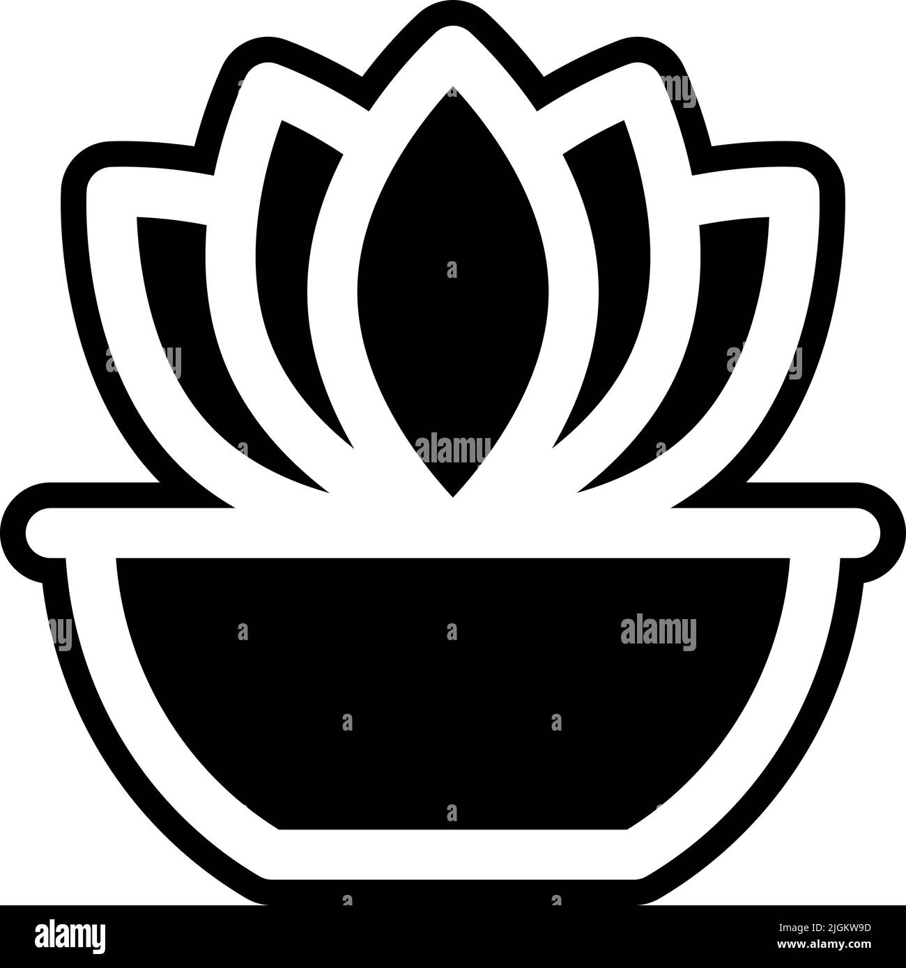 water lily icon Stock Vector Image & Art - Alamy