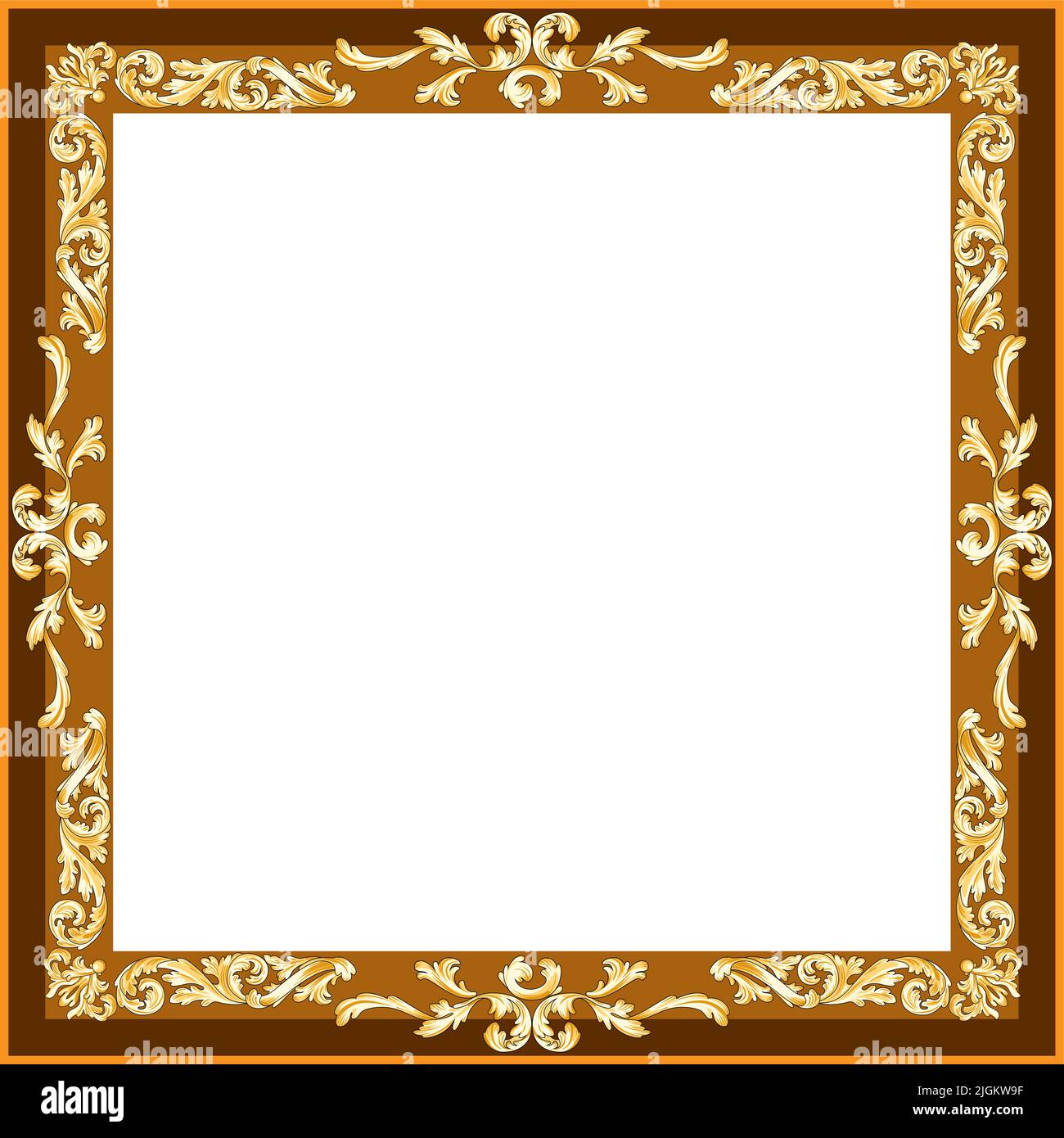 Ornamental fantasy frame with space for text Stock Vector Image & Art ...