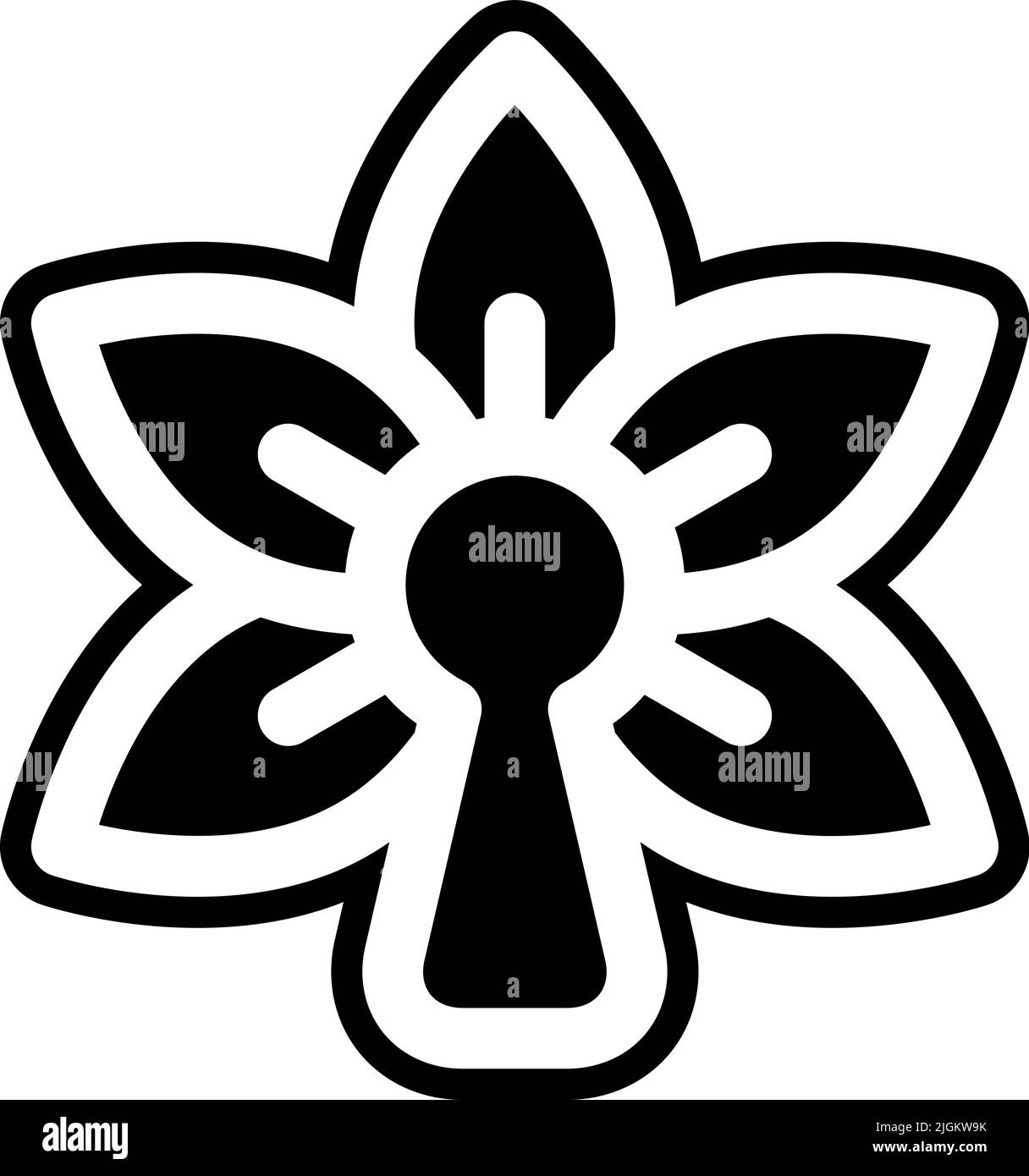 orchid icon Stock Vector Image & Art - Alamy