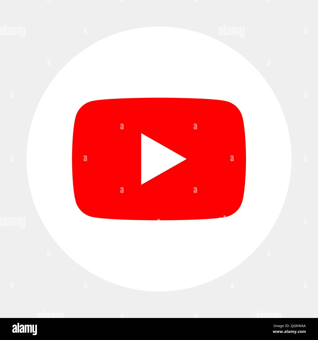 Youtube social media app icon Stock Vector Image & Art - Alamy