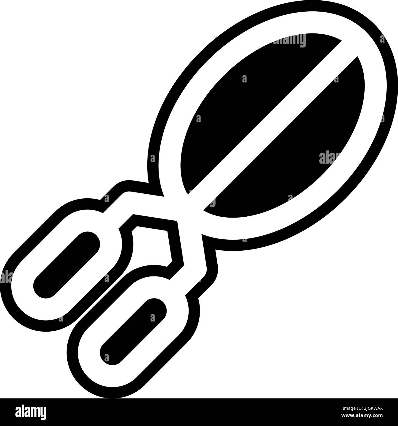 Scissors dotted line outline Black and White Stock Photos & Images - Alamy