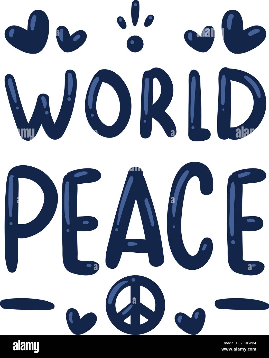 world peace lettering Stock Vector Image & Art - Alamy