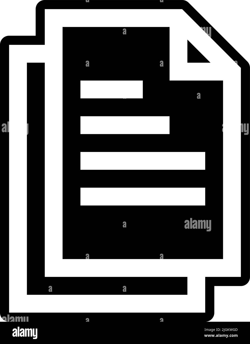 Document human resources design Black and White Stock Photos & Images ...