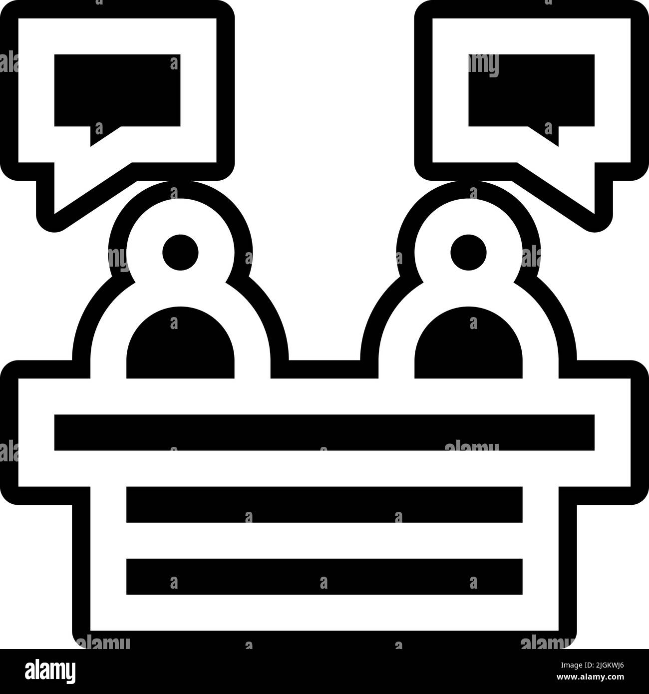 interview icon Stock Vector Image & Art - Alamy