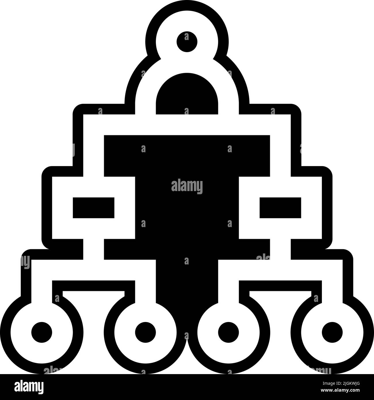 organization chart icon Stock Vector Image & Art - Alamy