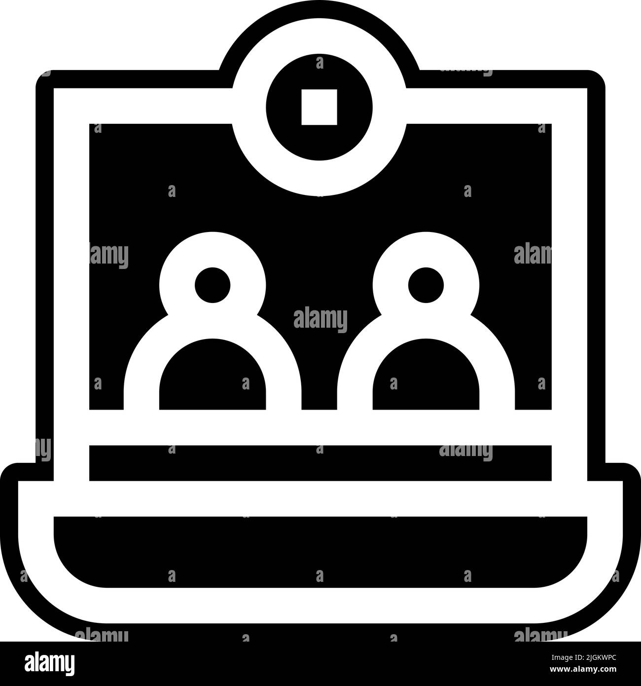 video conference icon Stock Vector Image & Art - Alamy