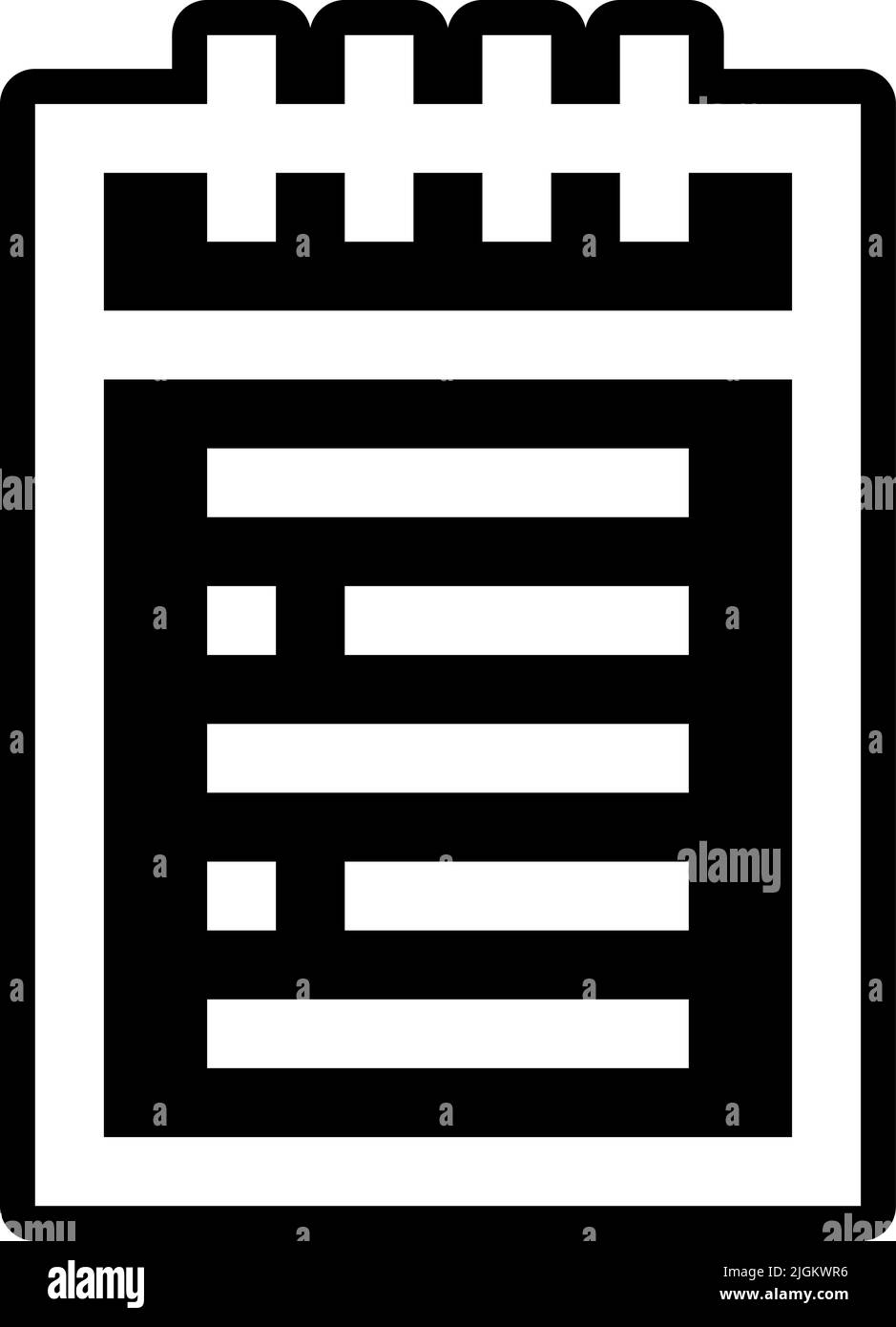 Notepad Icon Stock Vector Image And Art Alamy