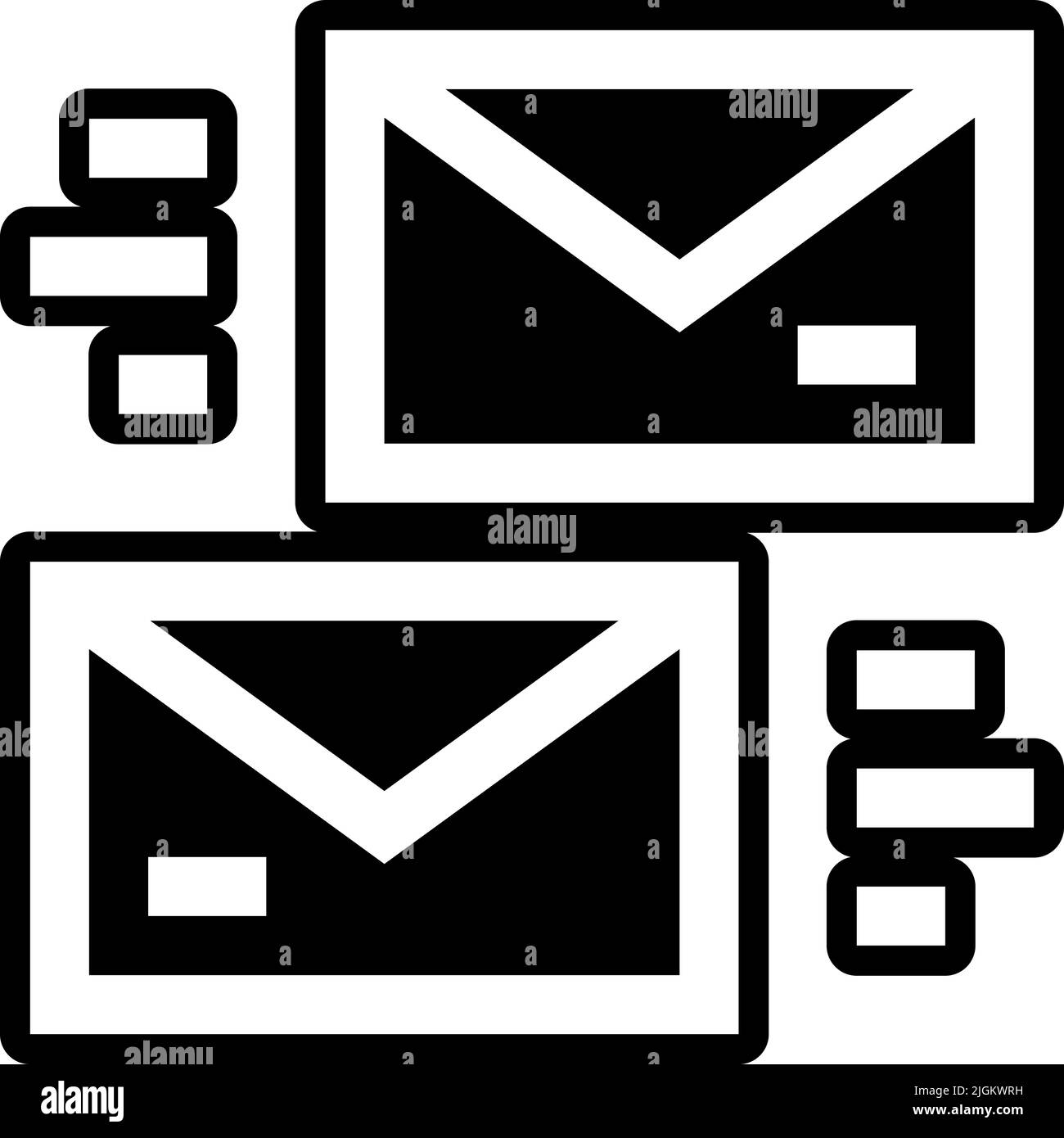 email icon Stock Vector Image & Art - Alamy