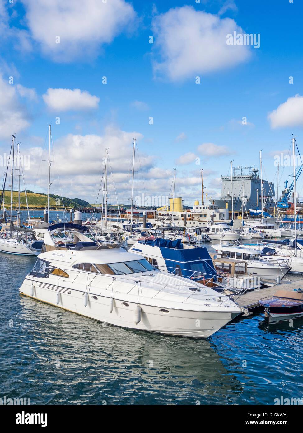 Falmouth Docks and Harbour, Falmouth, Cornwall, England, UK, GB Stock ...