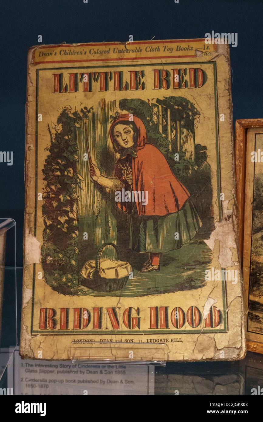 "Little Red Riding Hood" comic (c1856-1870) by Dean & Son on display in ...