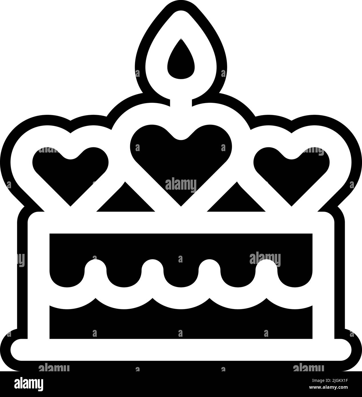 cake icon Stock Vector Image & Art - Alamy