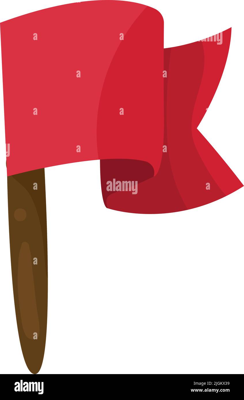 red success flag Stock Vector Image & Art - Alamy