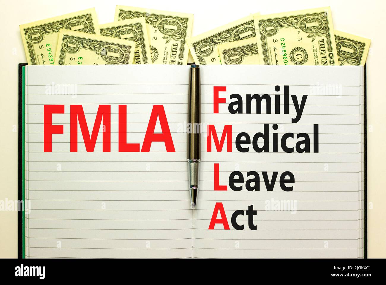 FMLA family medical leave act symbol. Concept words FMLA family medical ...