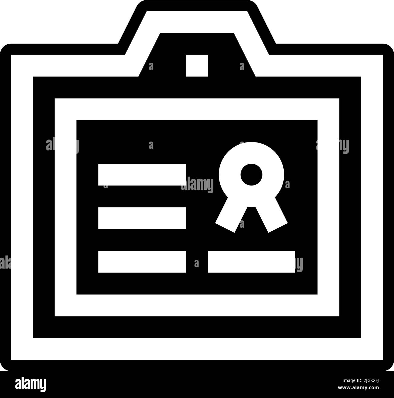 certificate icon Stock Vector Image & Art - Alamy