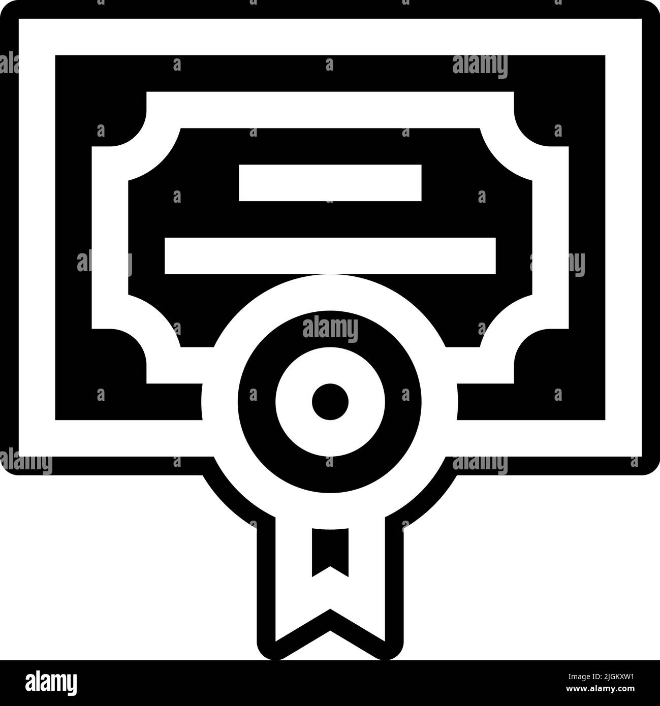 certificate icon Stock Vector Image & Art - Alamy