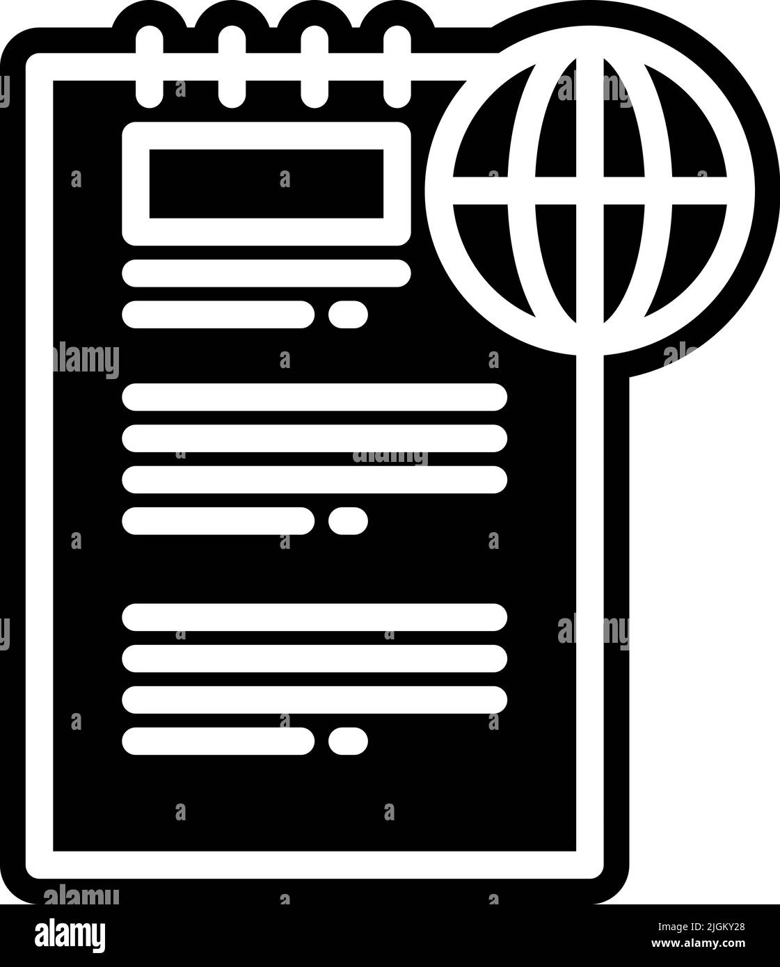 newspaper icon Stock Vector Image & Art - Alamy