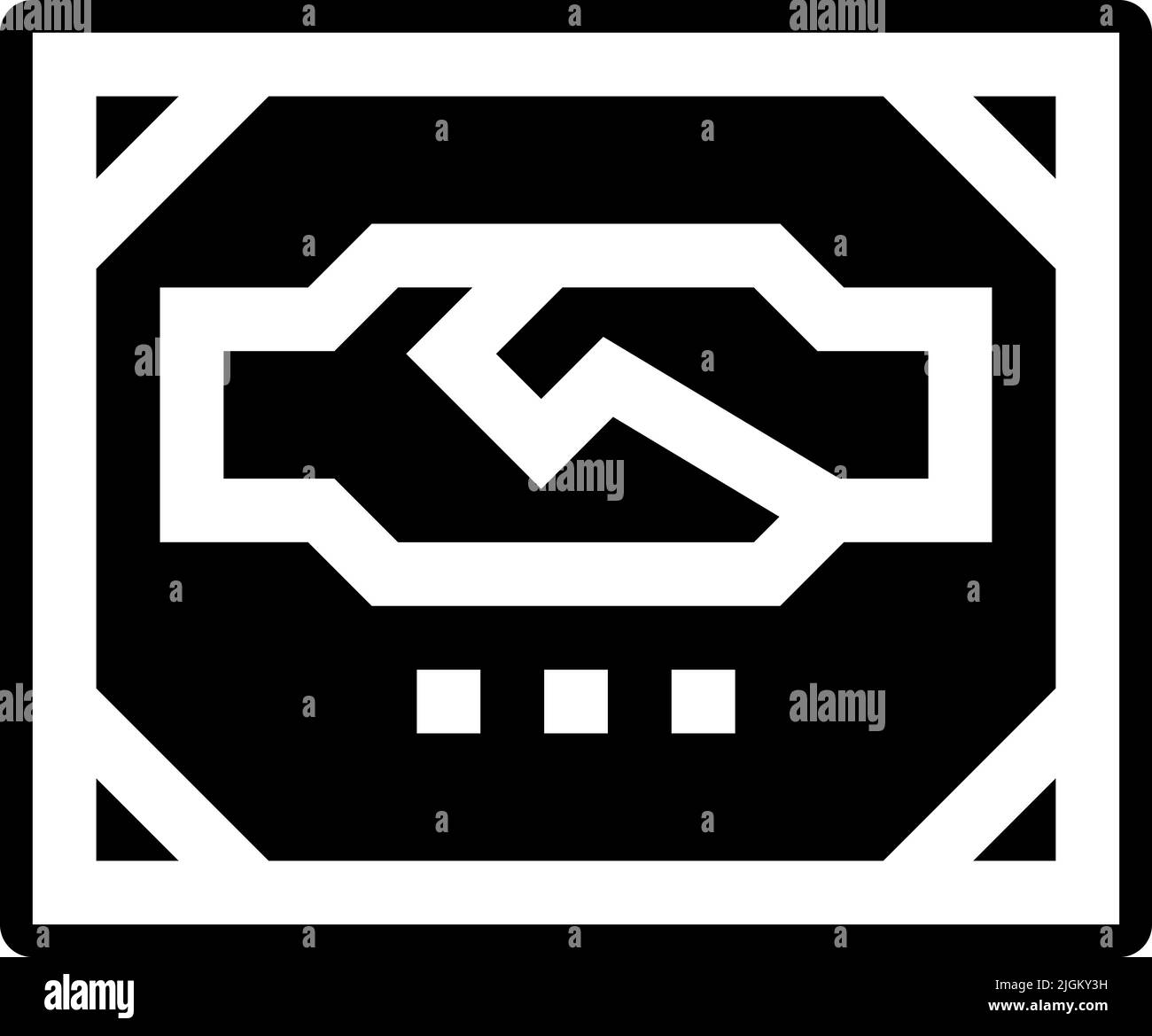 Agreement concept isolated Black and White Stock Photos & Images - Alamy