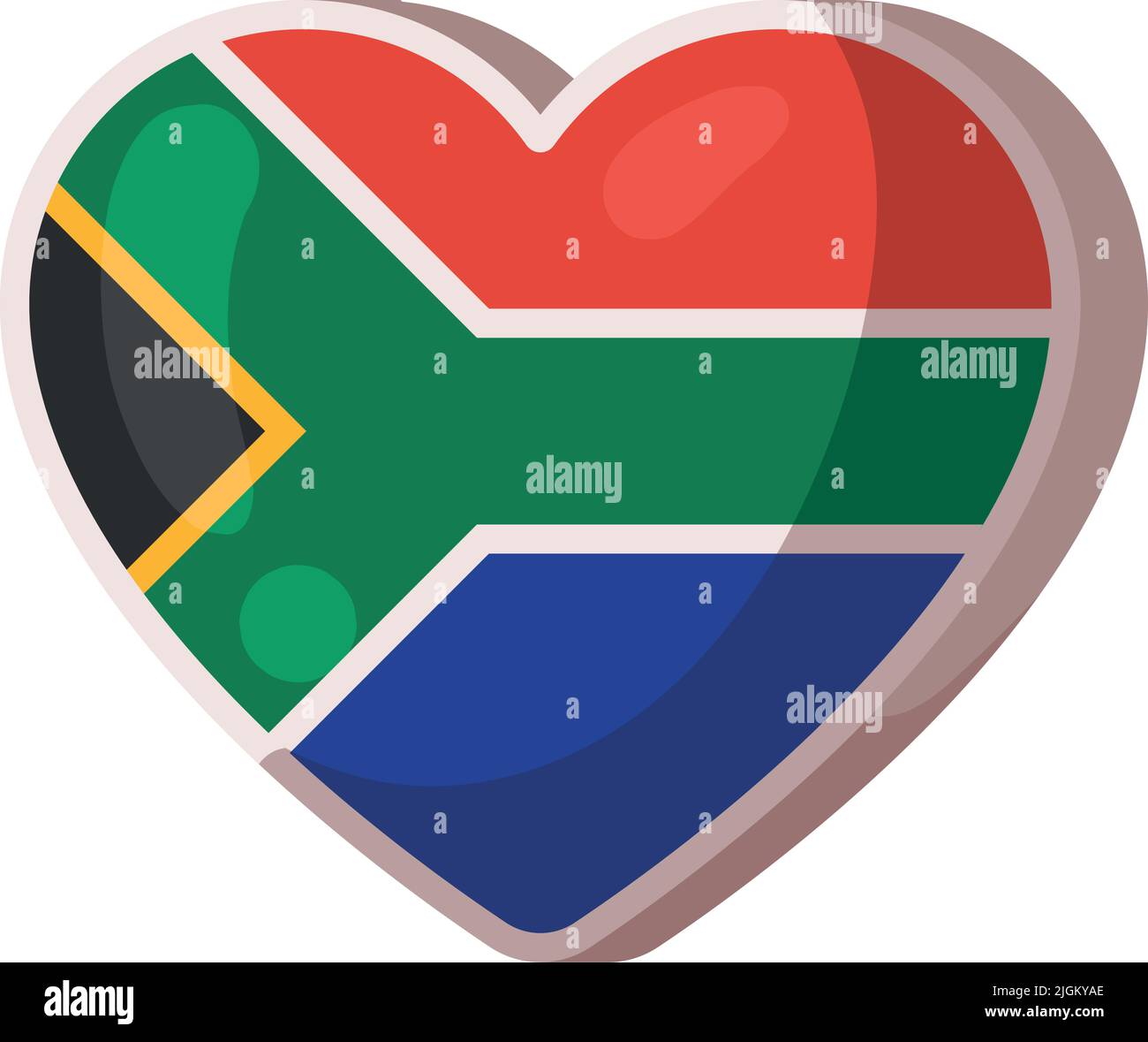 south africa flag in heart Stock Vector Image & Art - Alamy