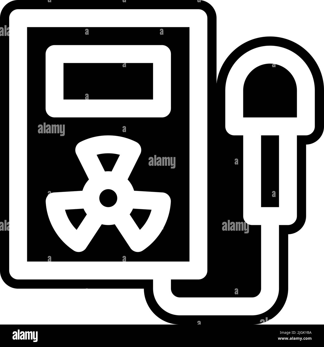Radiation Detector Icon Stock Vector Image And Art Alamy