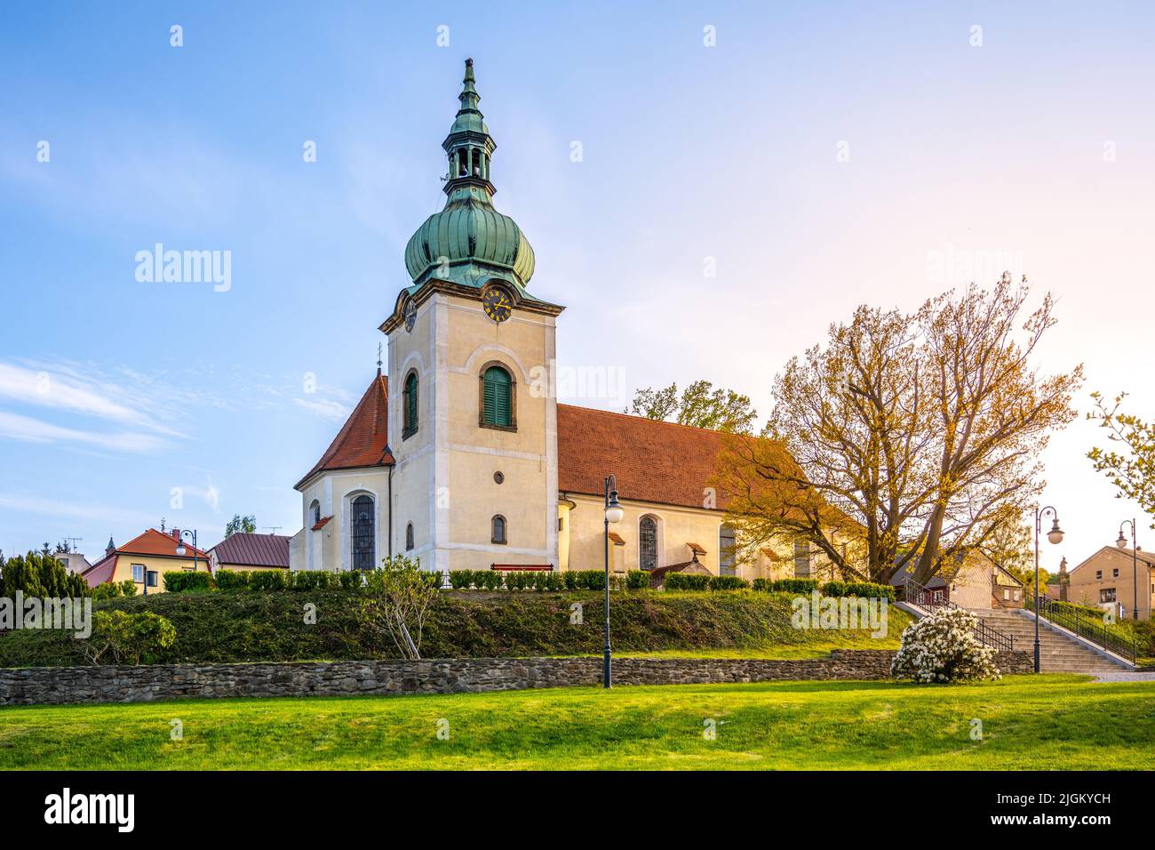 Church of holy cross north bohemia hi-res stock photography and images ...