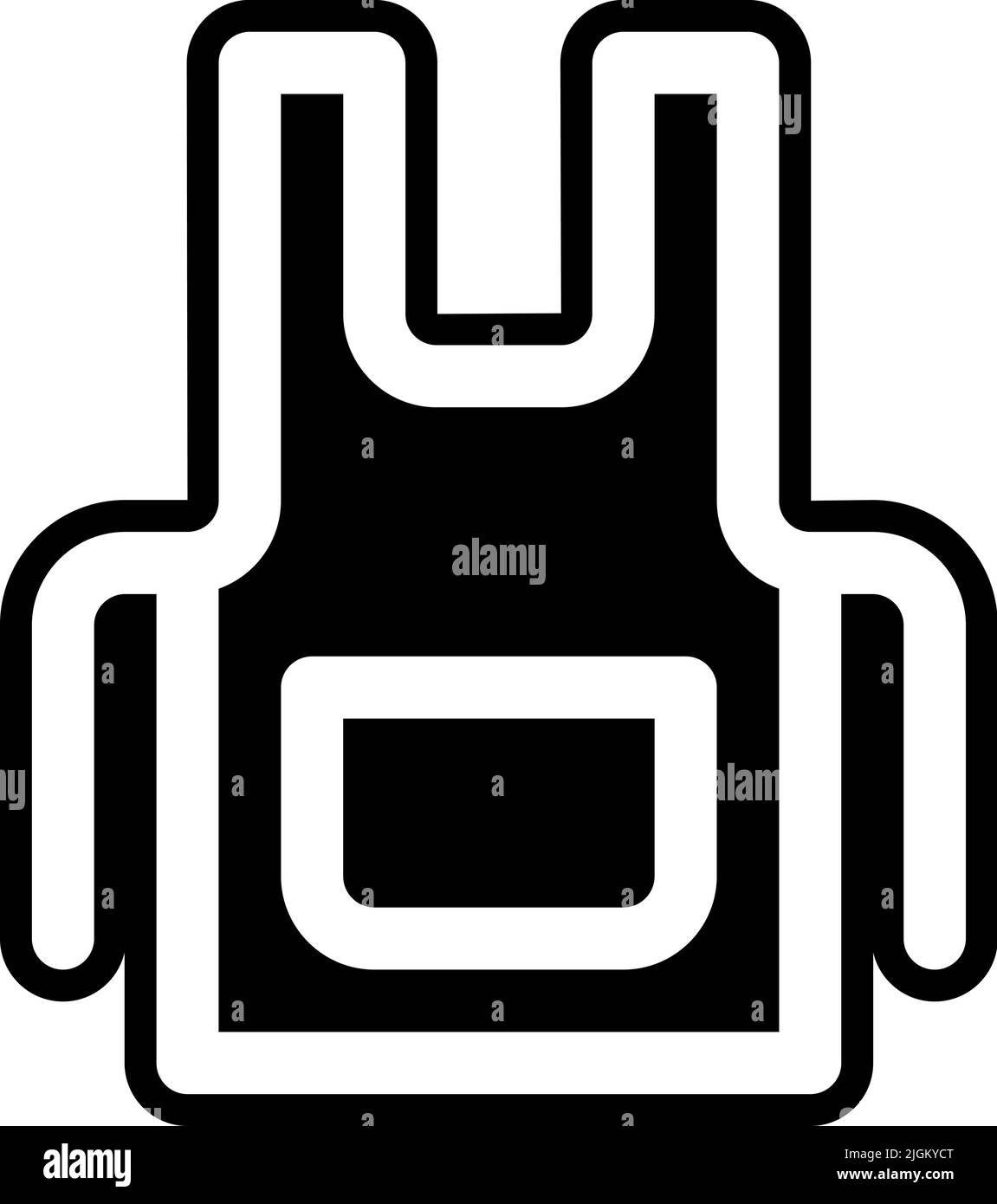 Apron icon Black and White Stock Photos & Images - Alamy