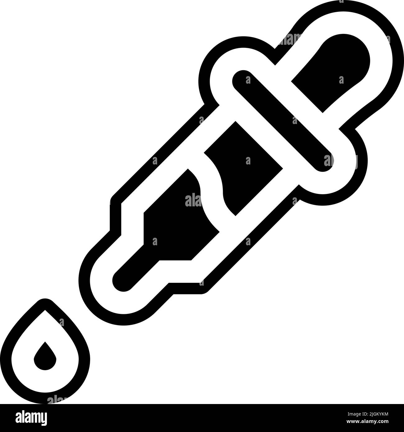 Pipette laboratory isolated Black and White Stock Photos & Images - Alamy
