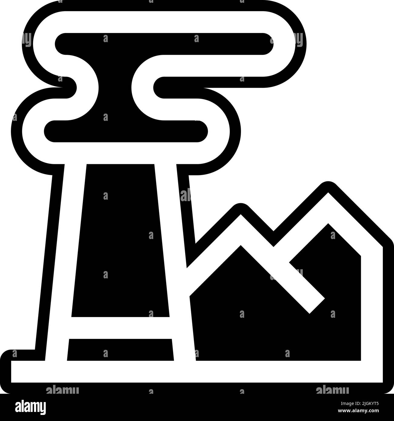 Pollution symbol Black and White Stock Photos & Images - Alamy