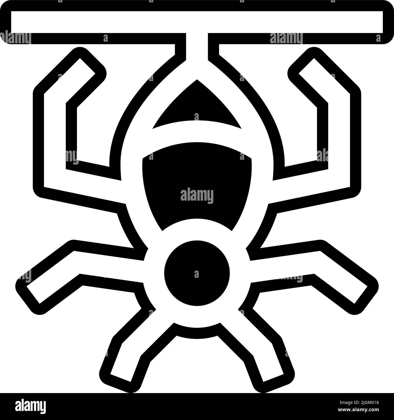 spider icon Stock Vector Image & Art - Alamy