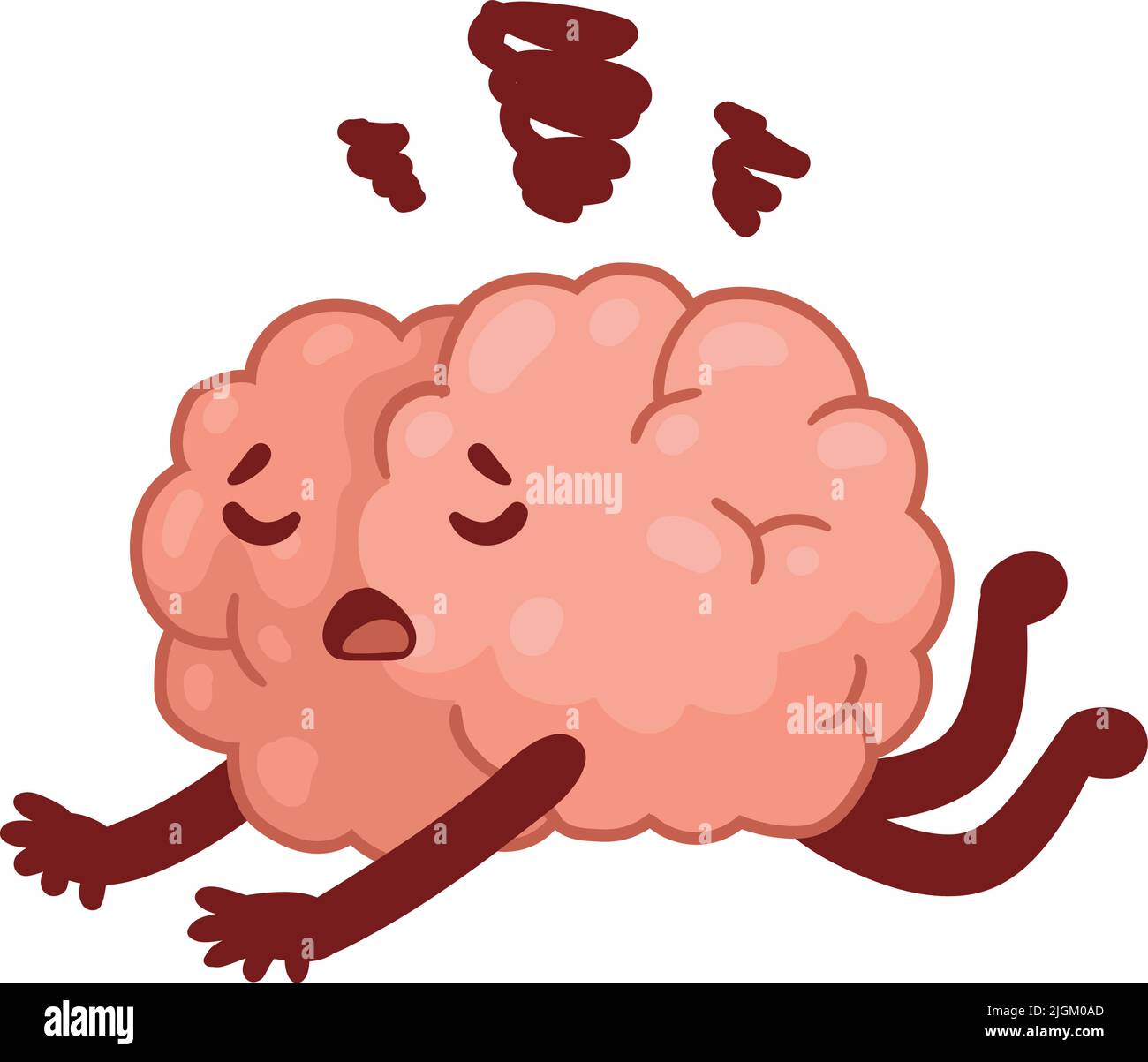 brain tantrum comic character Stock Vector Image & Art - Alamy