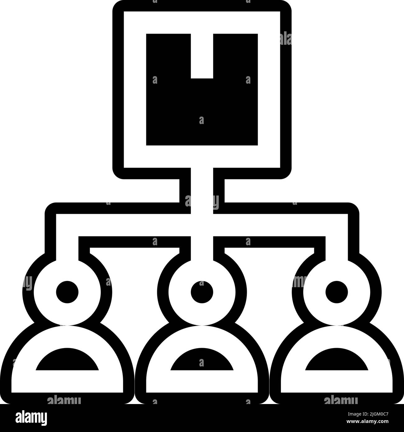 organization structure icon Stock Vector Image & Art - Alamy