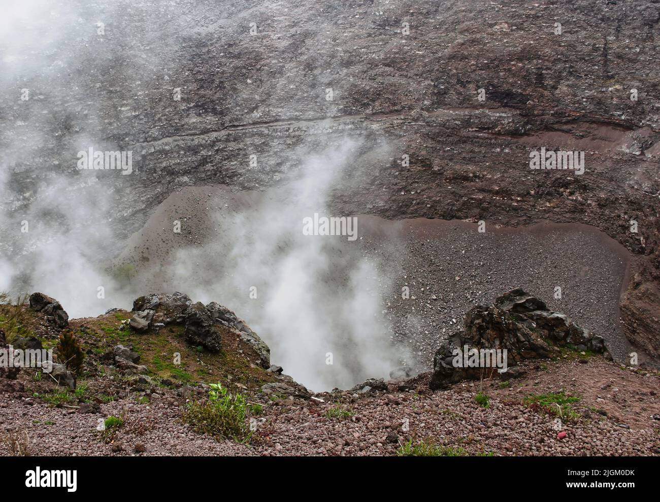 The Crater of Mount Vesuvius, Naples, Campania, Italy Stock Photo - Alamy