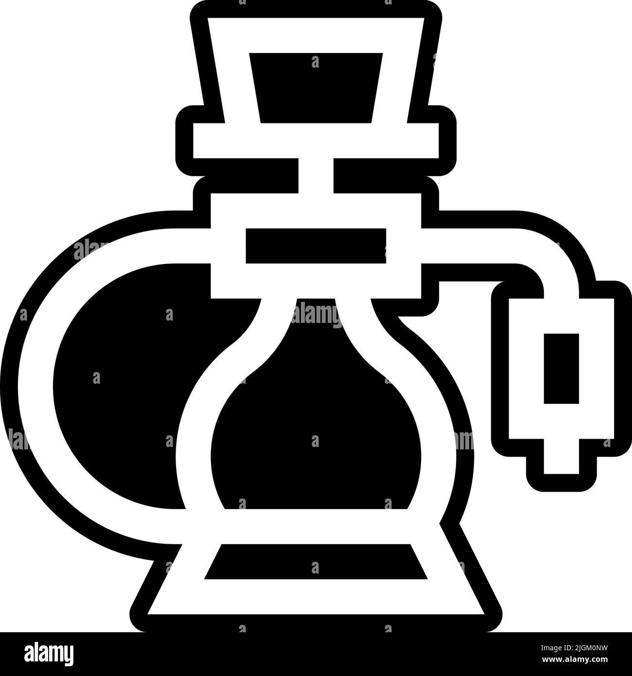 Traditional oriental smoking hookah Stock Vector Images - Alamy