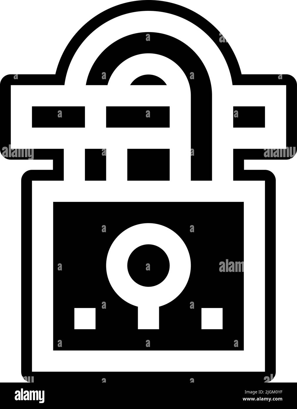 padlock icon Stock Vector Image & Art - Alamy