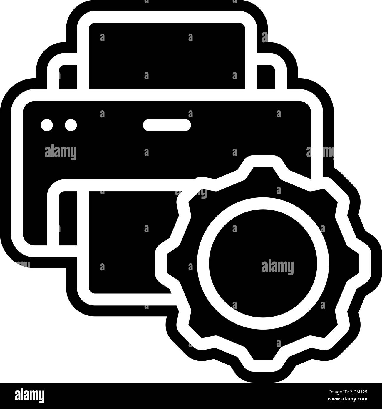 printer icon Stock Vector Image & Art - Alamy
