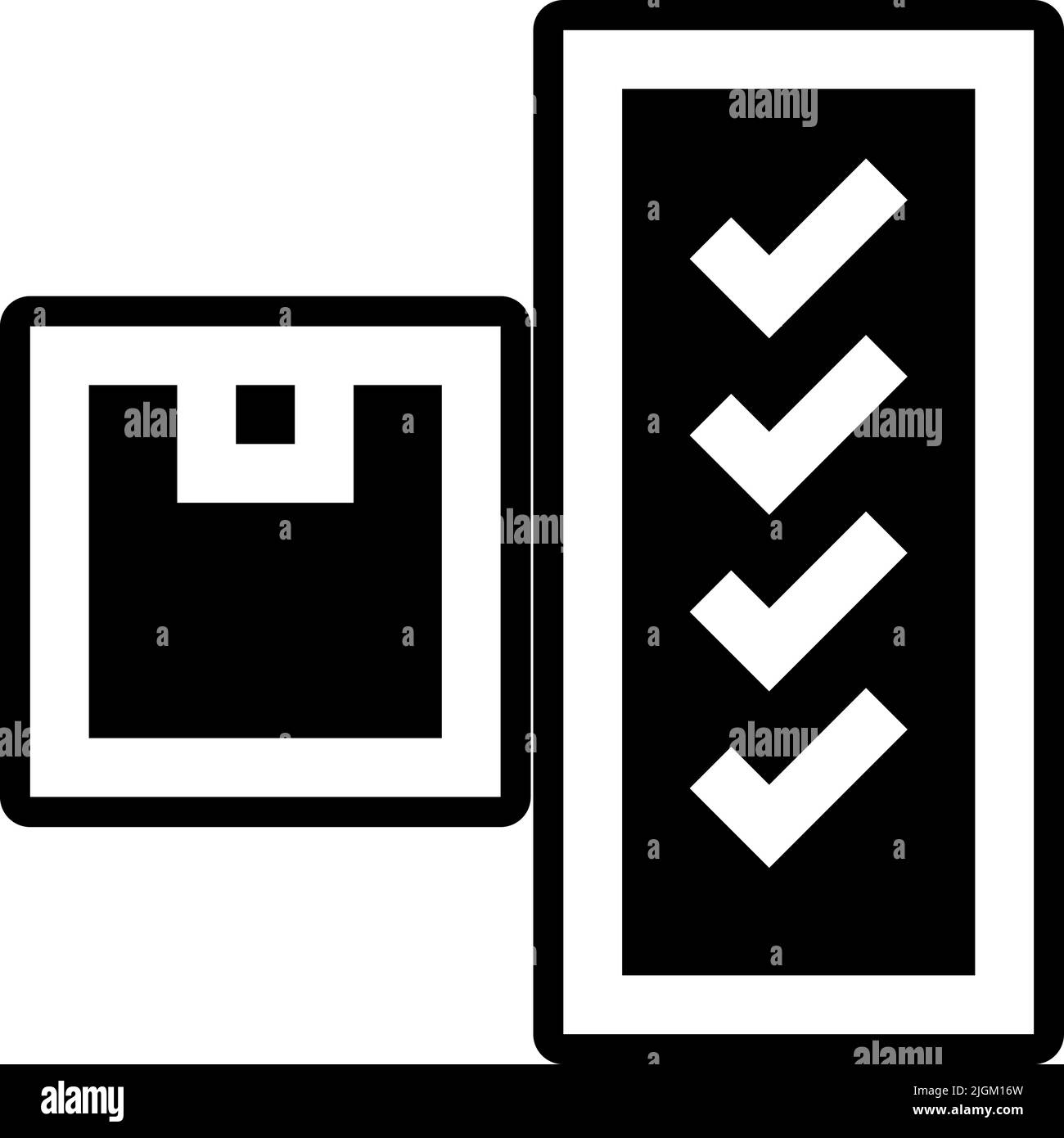 checklist icon Stock Vector Image & Art - Alamy