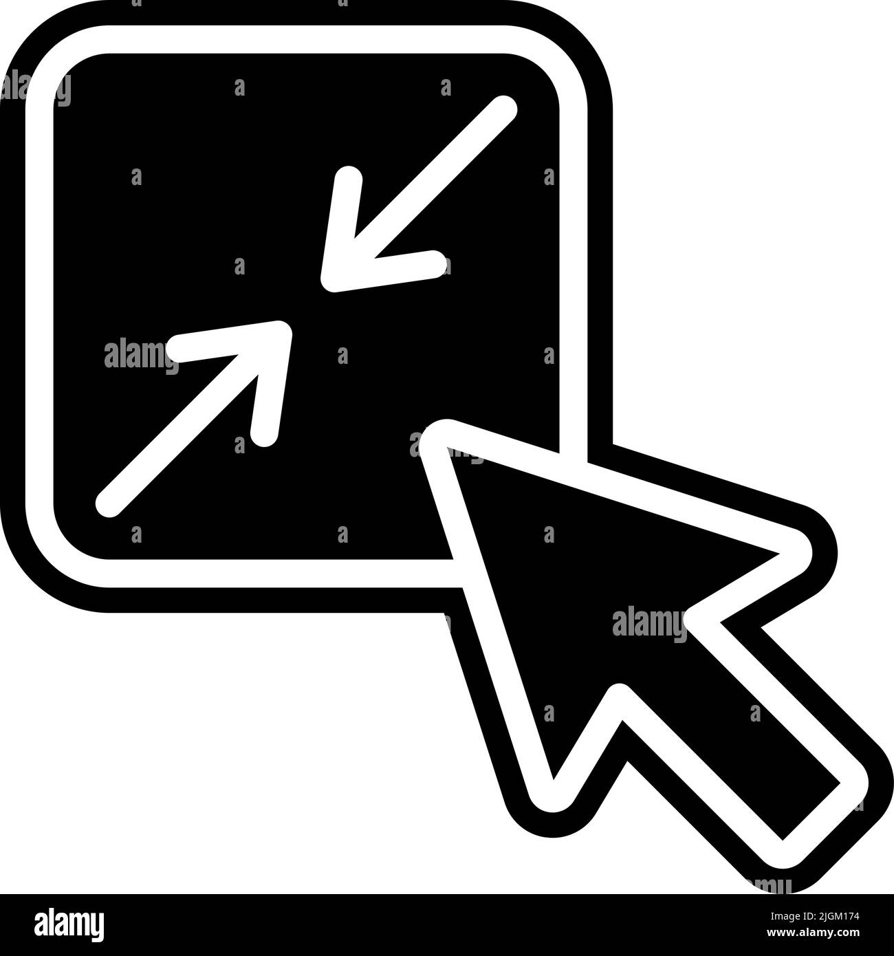 resize option icon Stock Vector Image & Art - Alamy