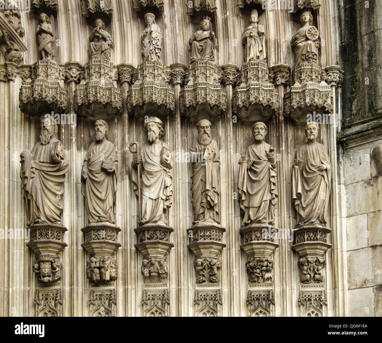 The beautiful monastery of Batalha is located in Portugal in the city ...