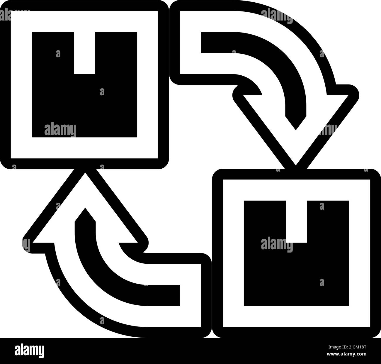 exchange icon Stock Vector Image & Art - Alamy