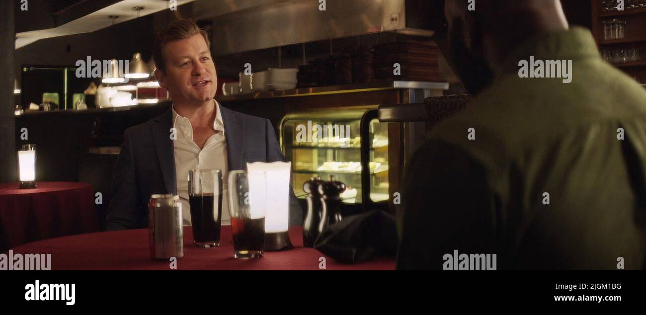 THE ROYAL, from left: Nic Bishop as George Brett, Amin Joseph as Willie Mays Aikens, 2022 ...