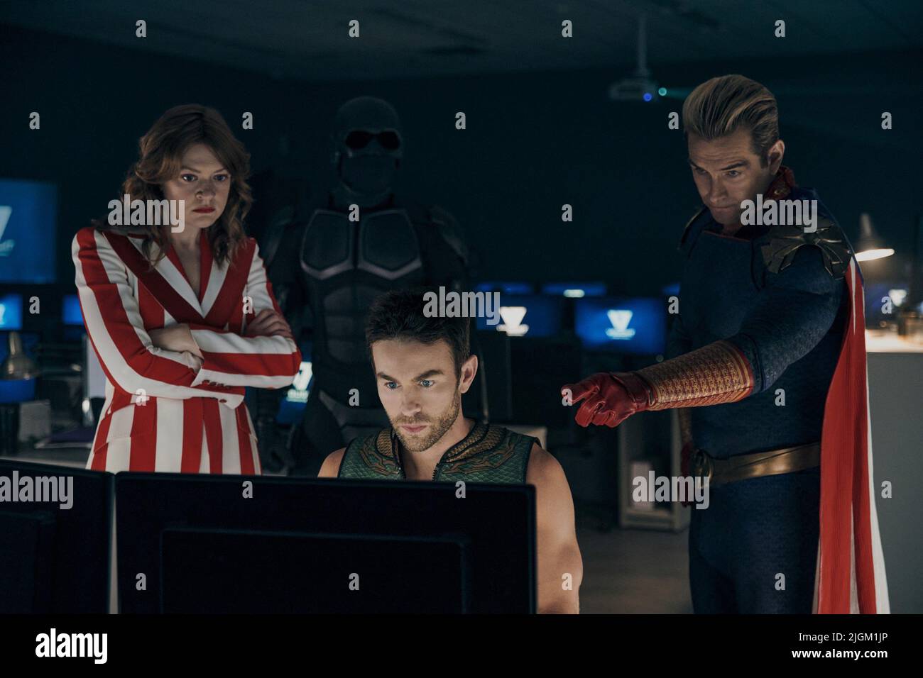 THE BOYS, from left: Colby Minifie, Nathan Mitchell, Chace Crawford ...