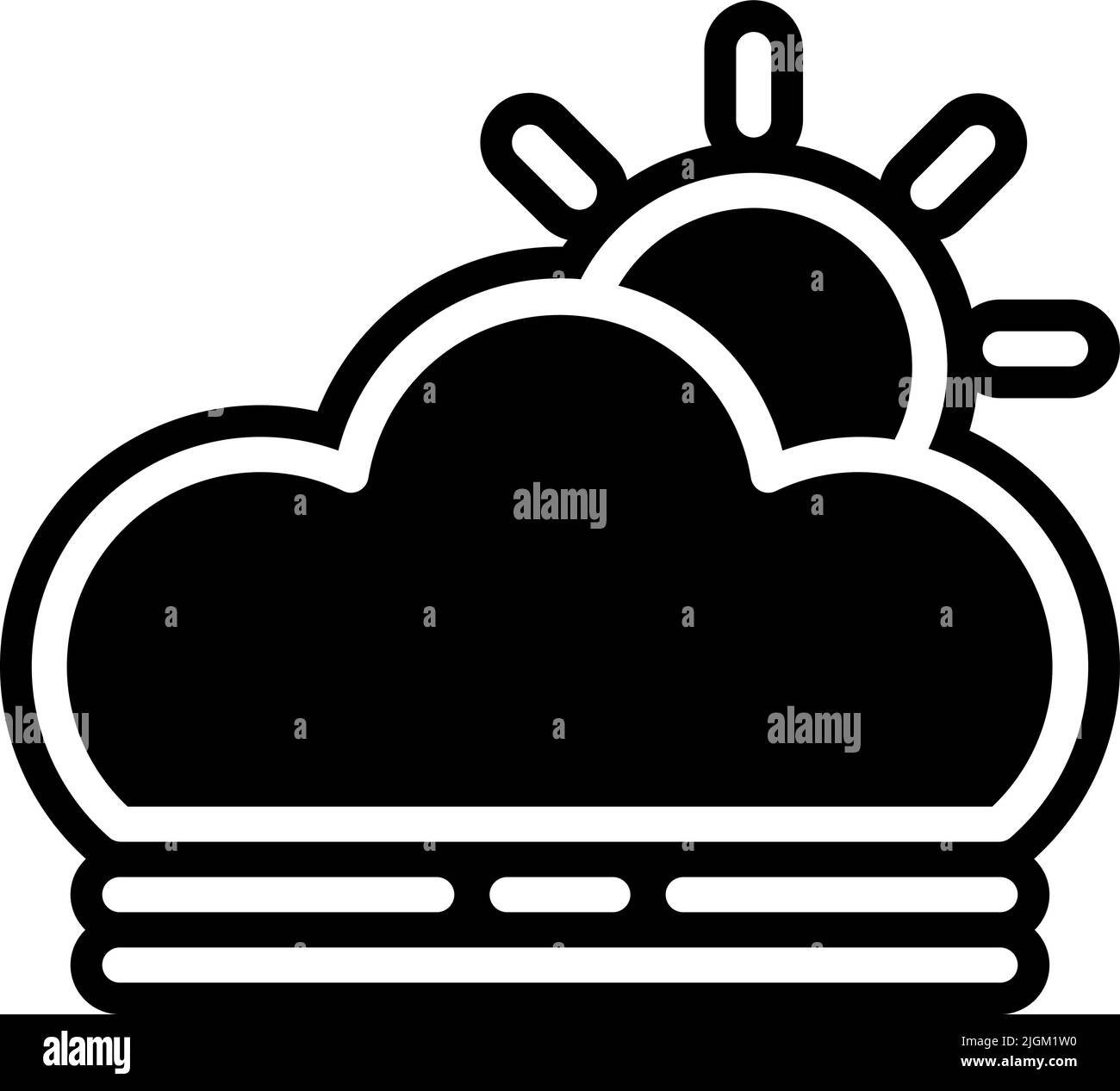 cloudy icon Stock Vector Image & Art - Alamy